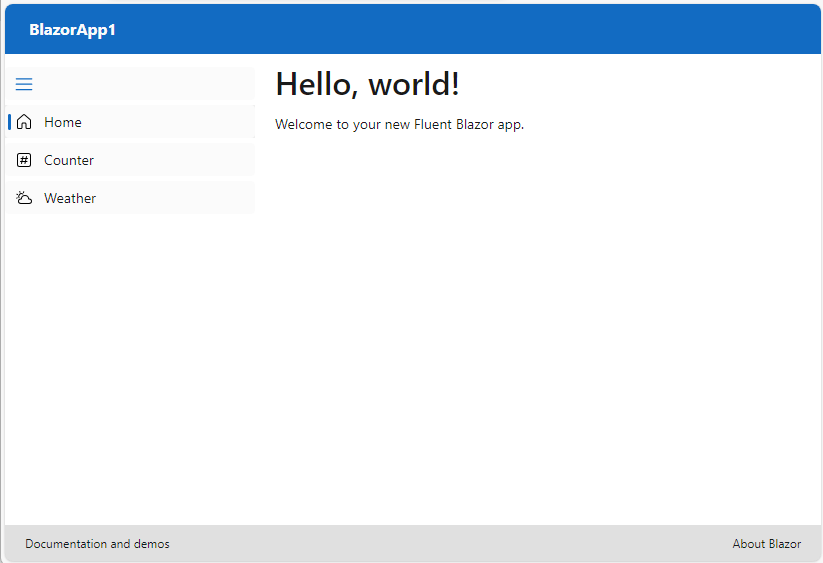 Fluent UI Blazor Documentation & Demo site